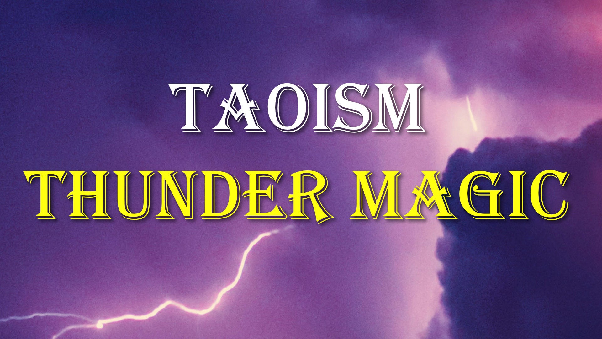 Taoist Thunder Magic Secrets Unleashed | Tin Yat Dragon Taoism