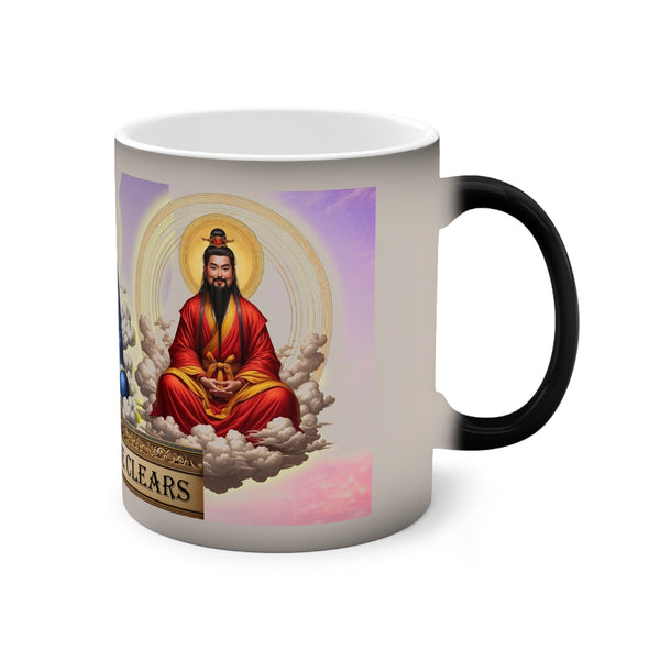 Saam Ching Color-Changing Mug, 11oz - Tin Yat Dragon